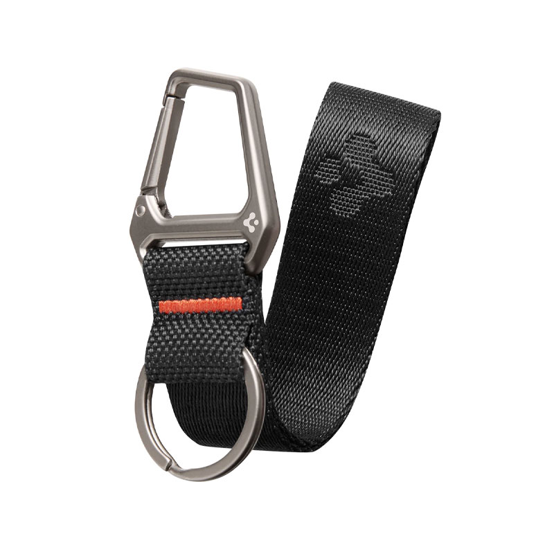Carabiner Black Strap + Key Ring